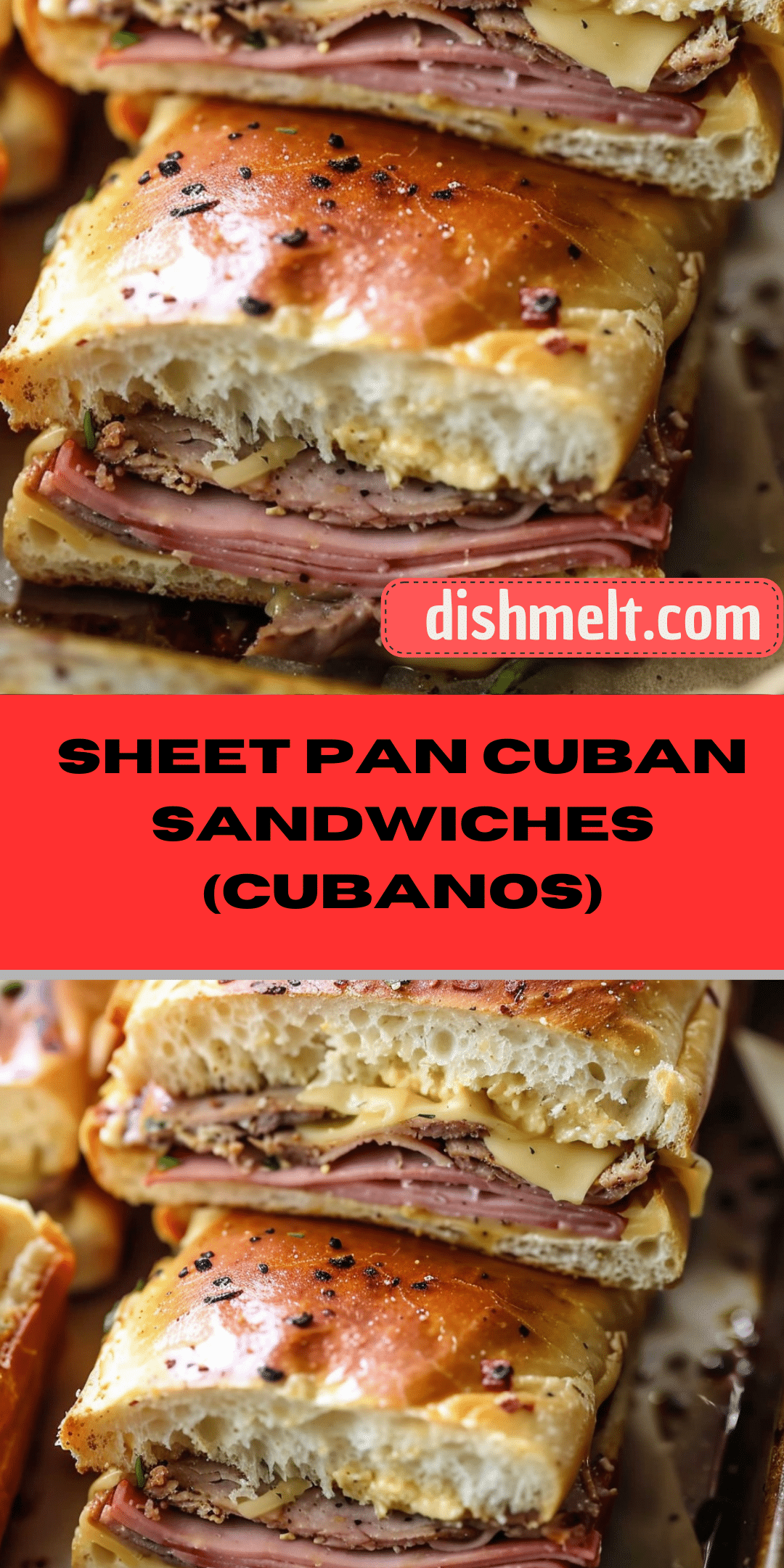 Sheet Pan Cuban Sandwiches (Cubanos) | Dish Melt