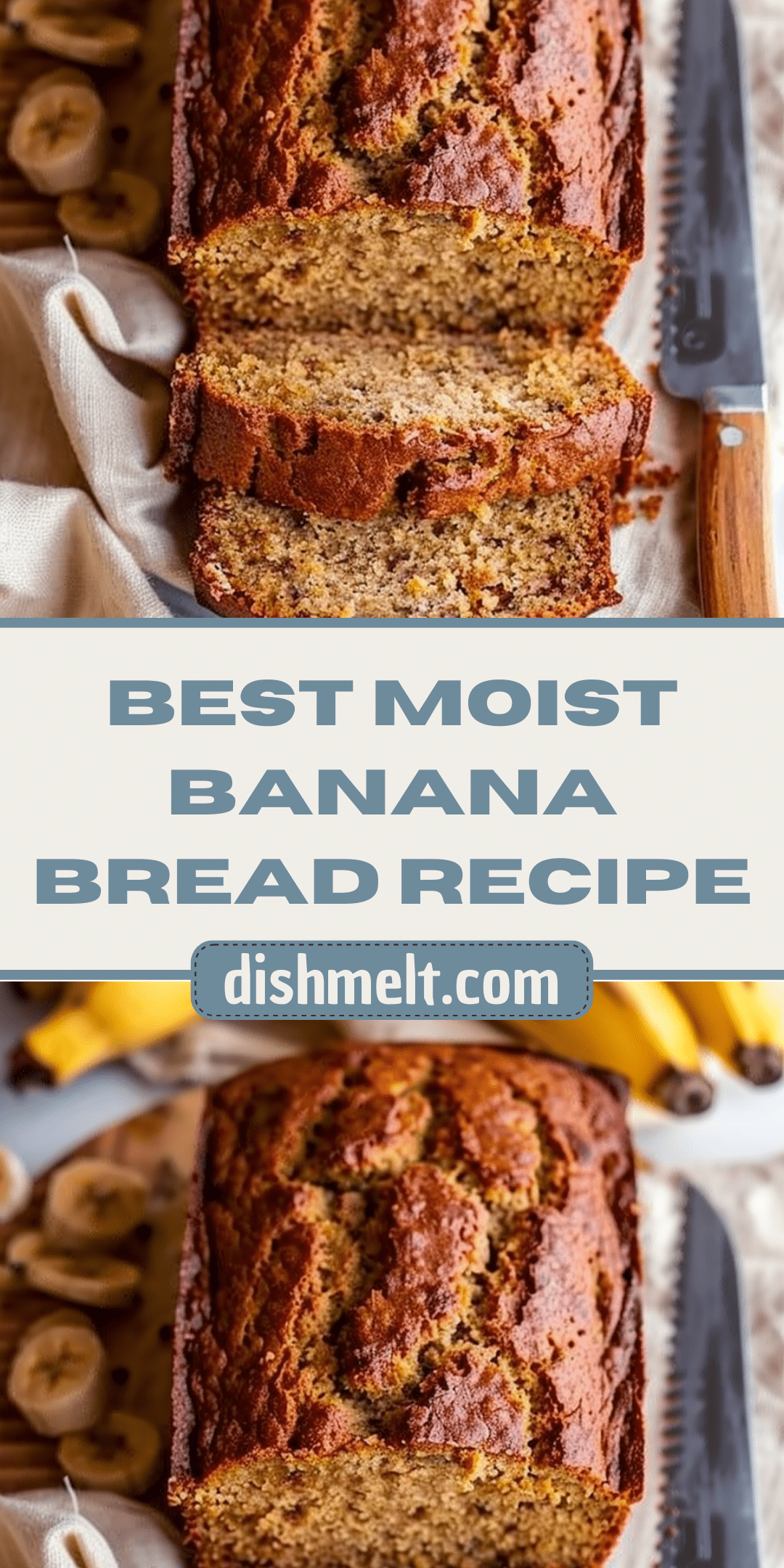 Best Moist Banana Bread Recipe Dish Melt