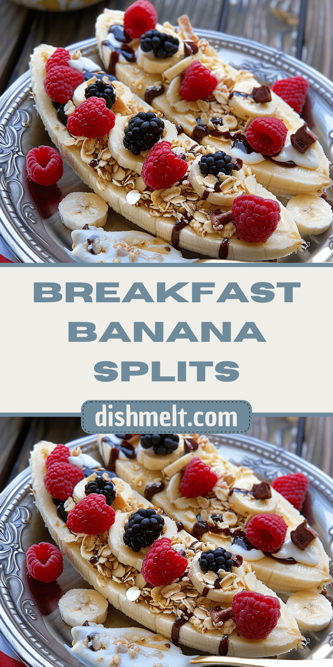 Breakfast Banana Splits | Dish Melt