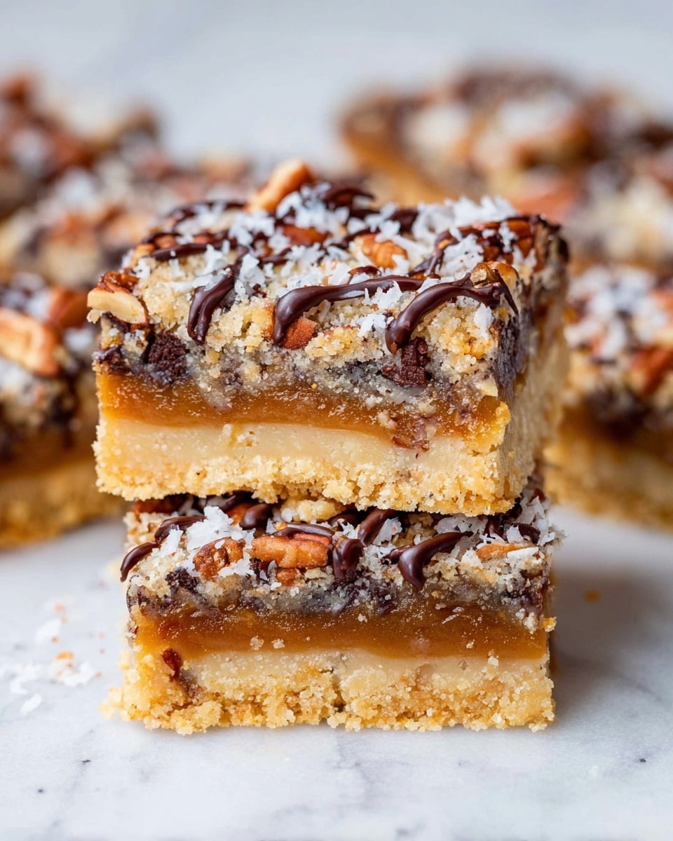 Magic Coconut Pecan Cookie Bars - Irresistible Nutty Delight