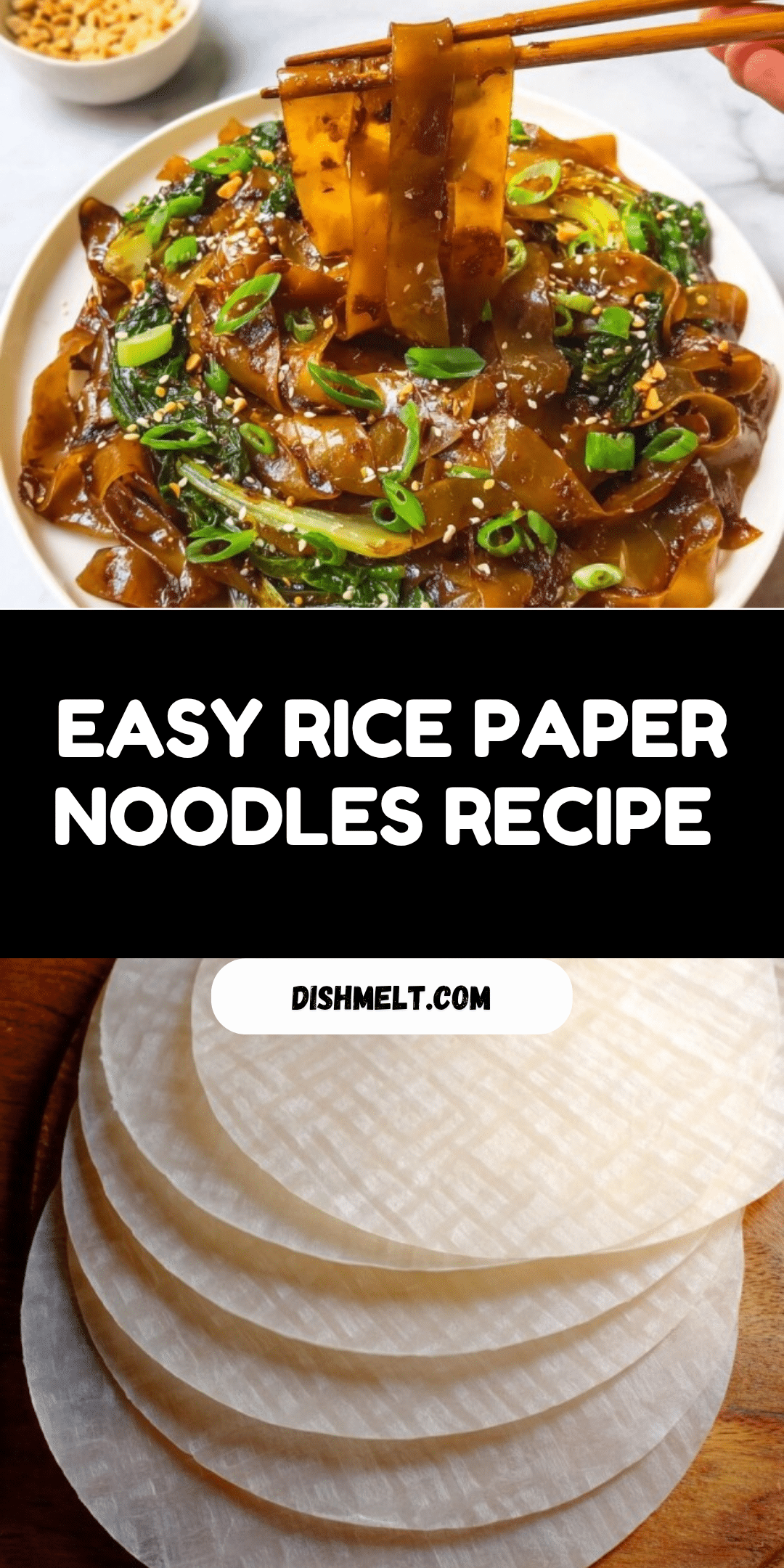 Quick and Chewy Rice Paper Noodles in 5 Minutes