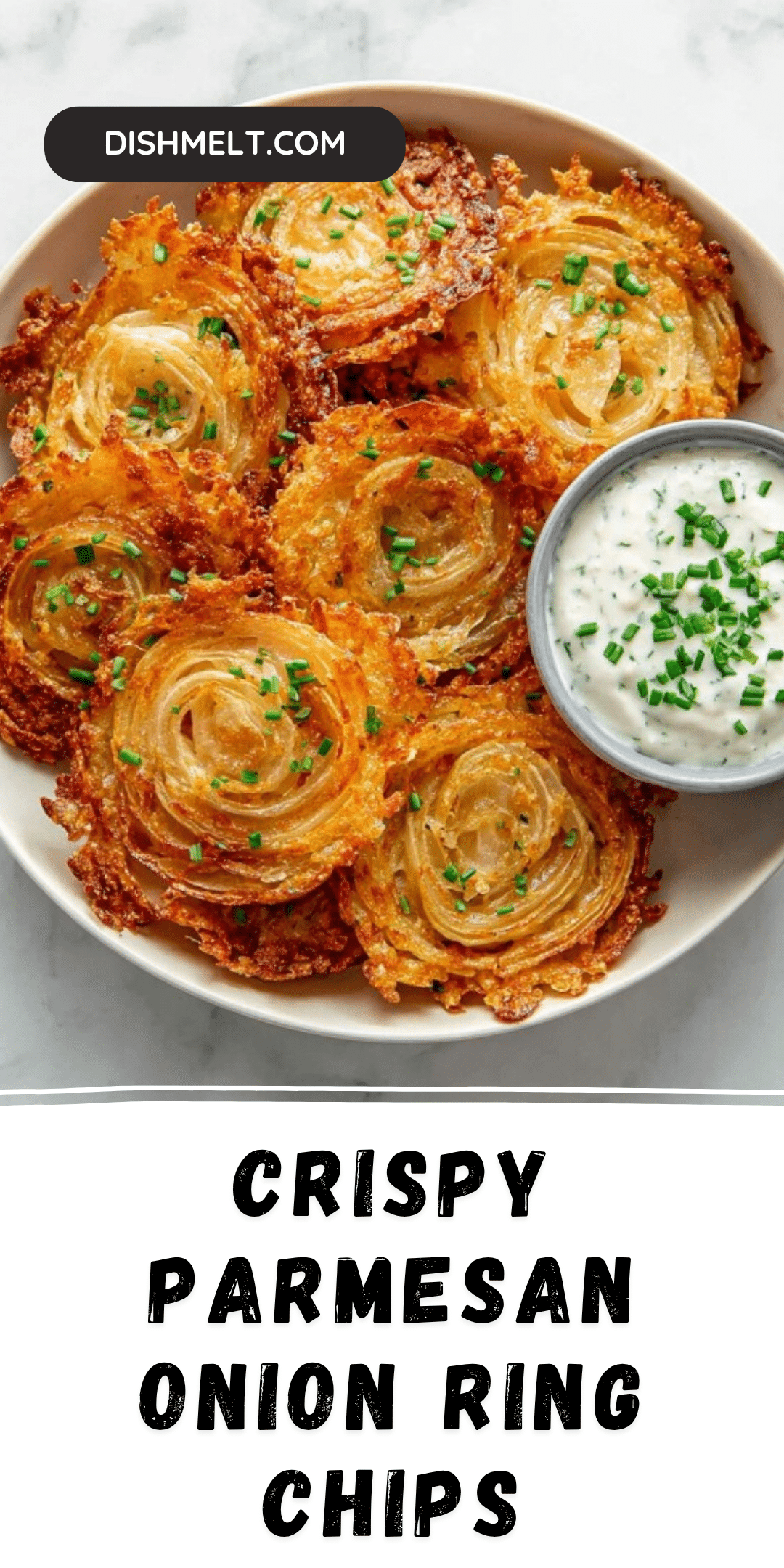 Crispy Parmesan Onion Ring Chips | Delicious Snack Idea