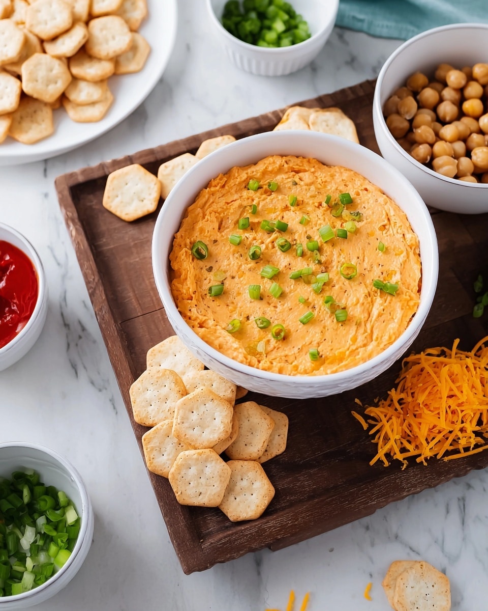 Buffalo Chickpea Dip: Spicy & Creamy Vegetarian Favorite